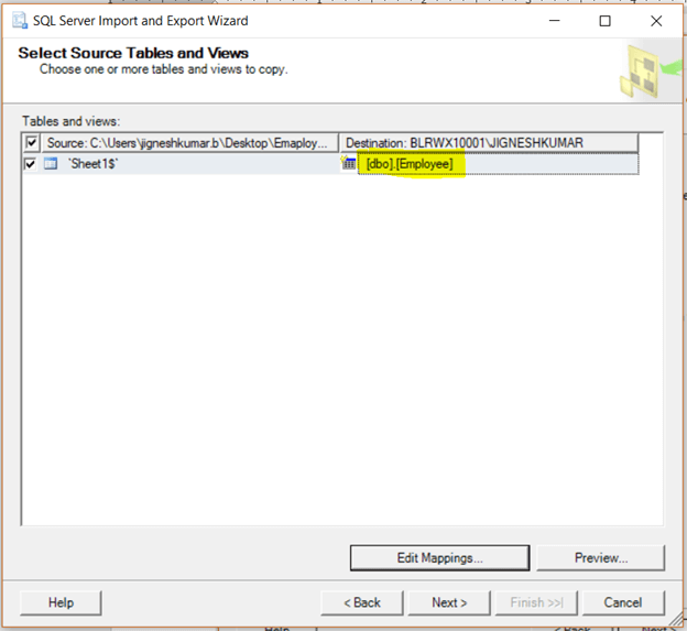 How To Import Data From Excel Data Into SQL Table In Microsoft SQL Server 2016